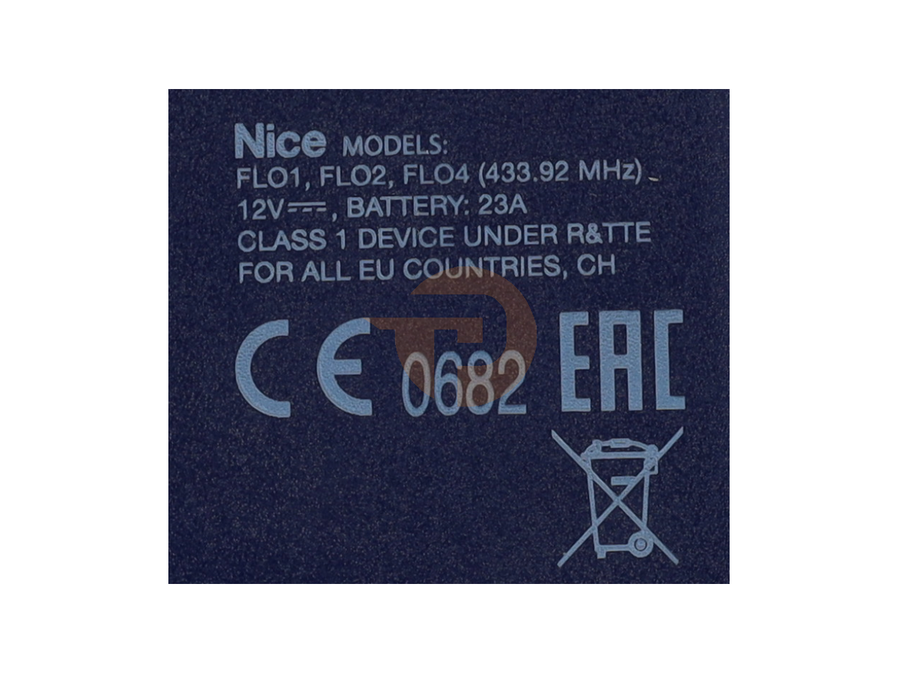Remote 433MHz Nice FLO2 (blue version) dip-switch Parkeerapparatuur.nl