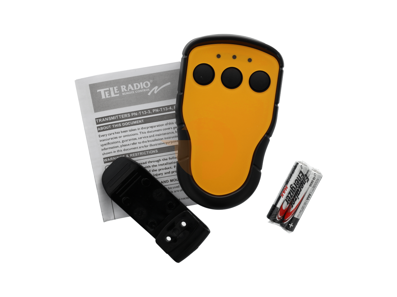 Remote control TeleRadio PN-T13-3 2.4GHz 3 channels Parkeerapparatuur.nl