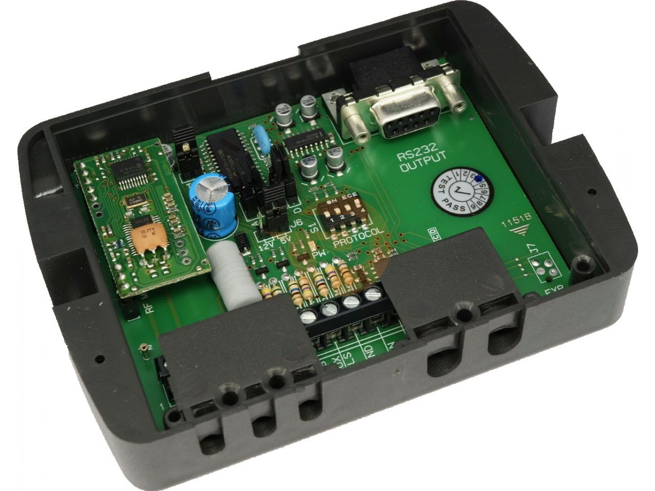 Cardin RCQ449W00 mini ontvanger 2 kanalen 433 MHz Parkeerapparatuur.nl