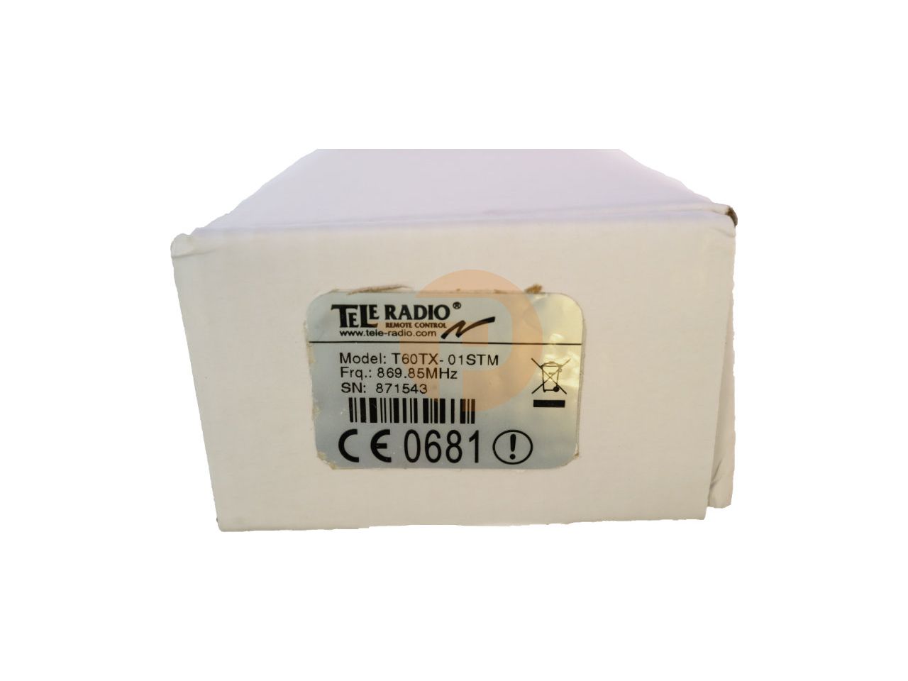 Remote control Tele Radio T60TX-01STM with 1 channel Parkeerapparatuur.nl