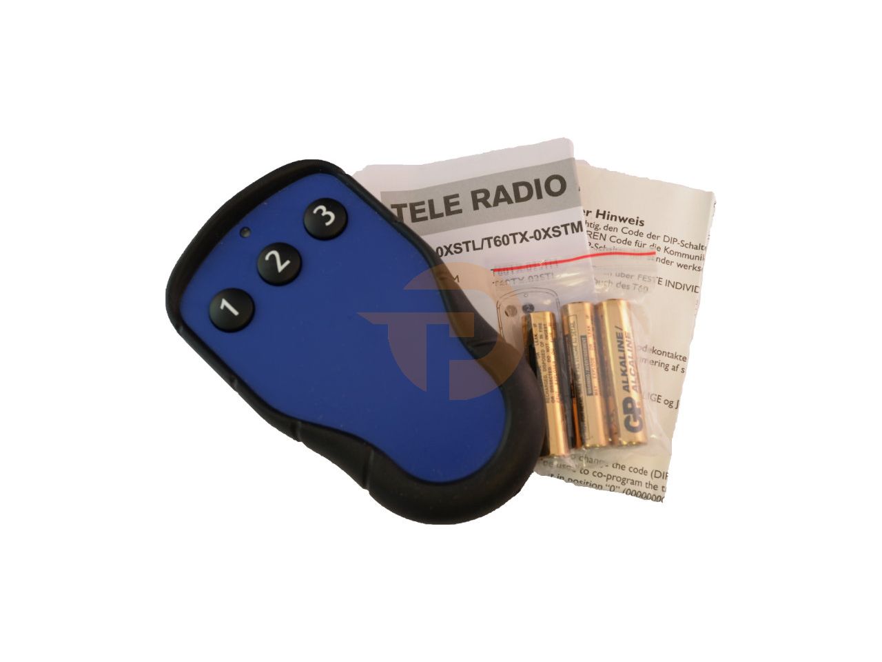 Remote control Tele Radio T60TX-03STL with 3 channels Parkeerapparatuur.nl