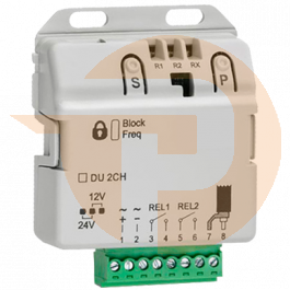 Receiver RX2DUAL Universal 2 channels (433/868) Parkeerapparatuur.nl