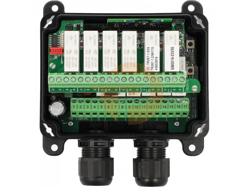 Receiver Tele Radio PN-R15-2 48-230Vac Parkeerapparatuur.nl