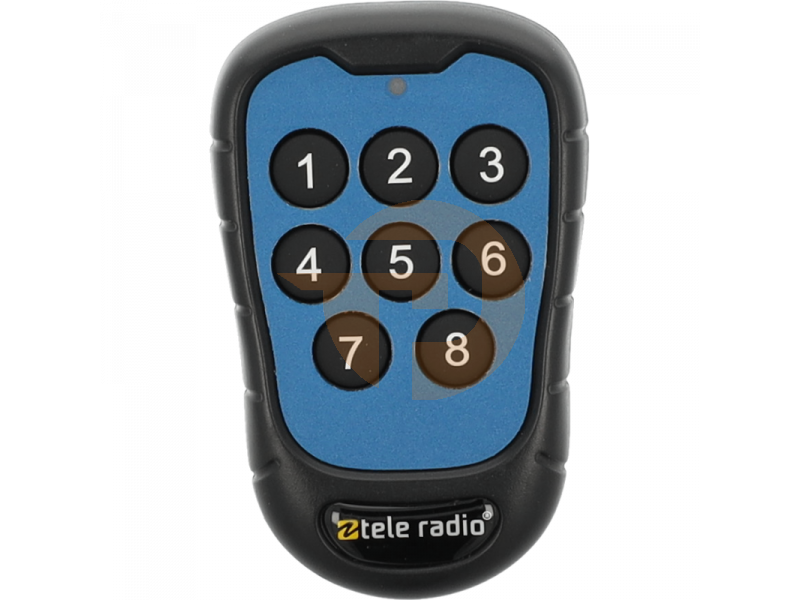 Handheld transmitter Tele Radio T60-T8-50 (8-channel) Parkeerapparatuur.nl