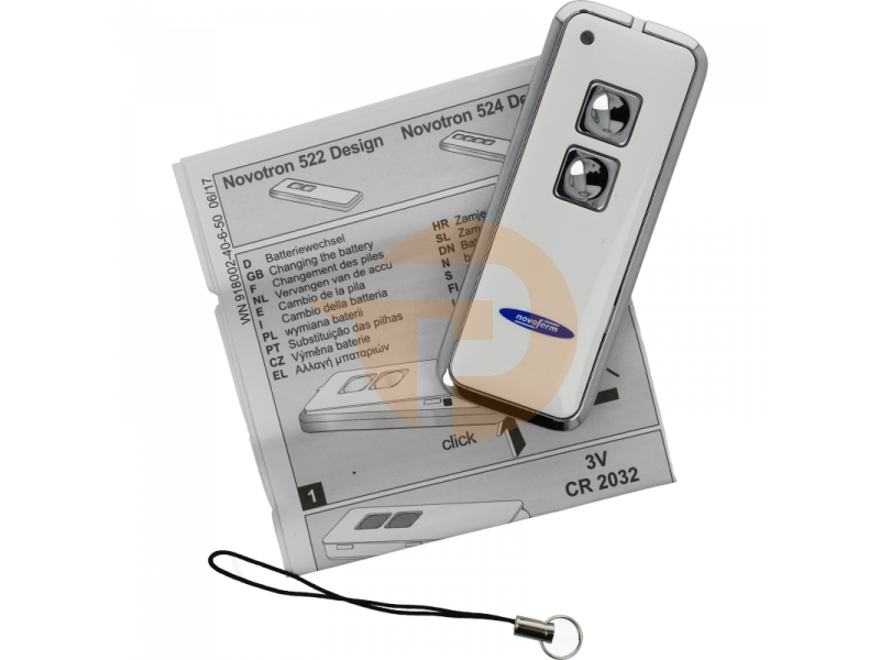 Handzender Novoferm Novotron 522 met 2 kanalen | Parkeerapparatuur.nl