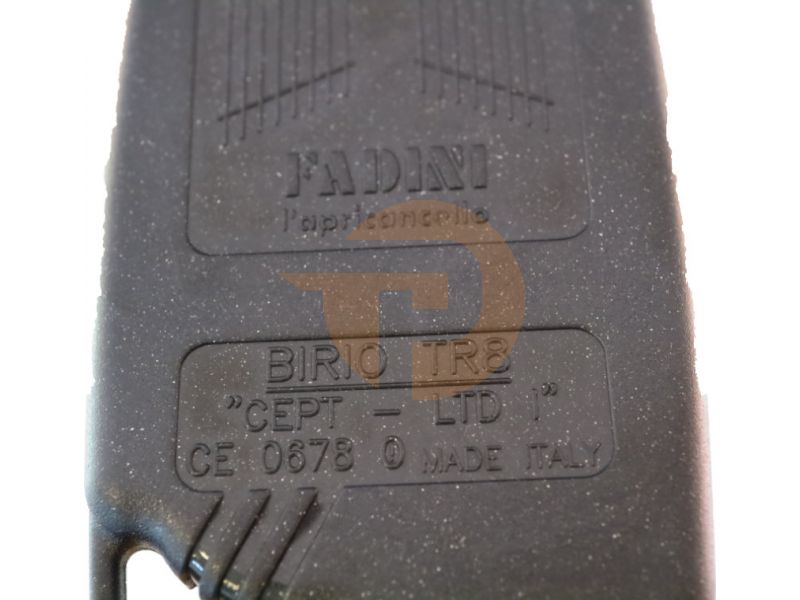 Remote Fadini Siti 63 with 2 channels Parkeerapparatuur.nl