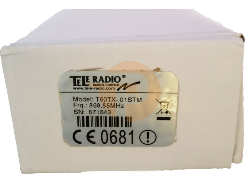 Remote control Tele Radio T60TX-01STM with 1 channel Parkeerapparatuur.nl