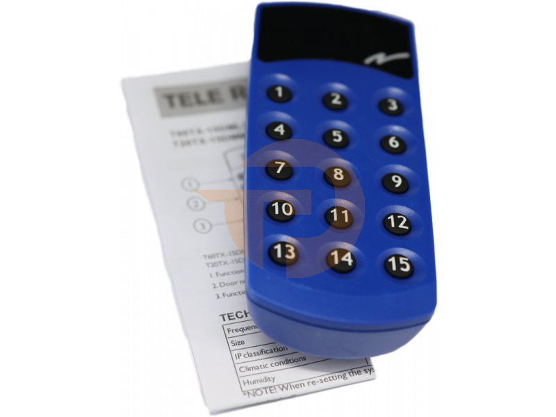 Remote TeleRadio T60TX-15SML with 15 channels on 433MHz ...